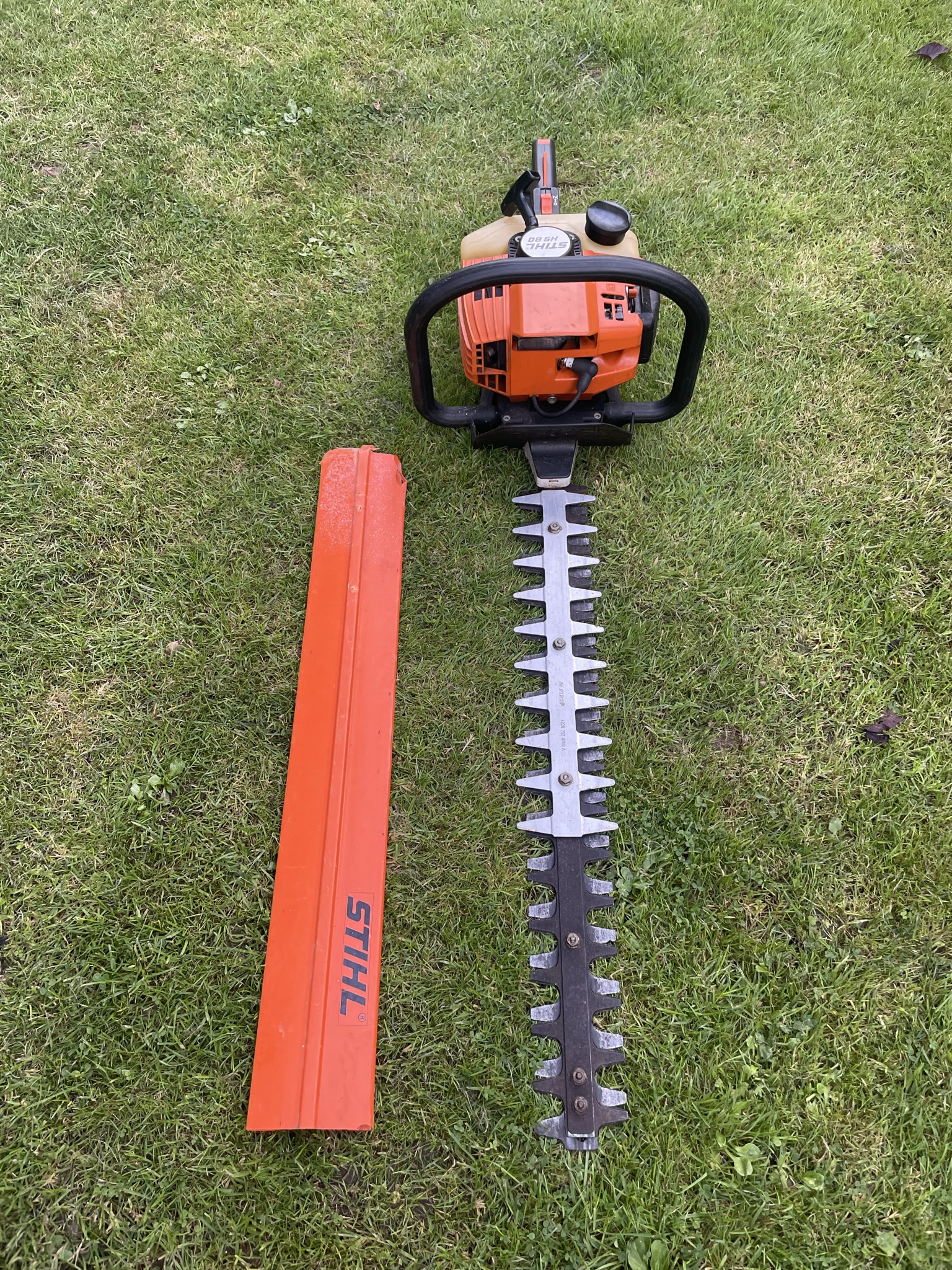 Stihl HS80 hedge cutters. Leigh Mowers